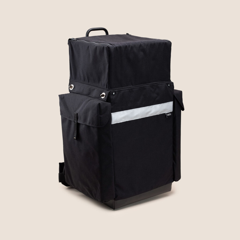 Ergonomic hands-free carrying equipment